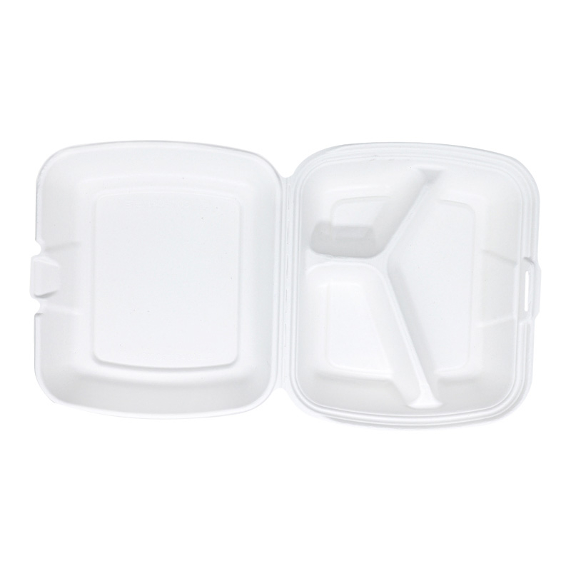 Wholesale 3 Compartments Biodegradable 9" Sugarcane Pulp Container from ...