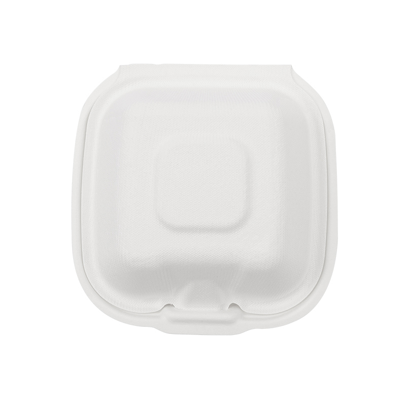 Wholesale 100% Compostable 5 Inch Bagasse Burger Clamshell Container ...